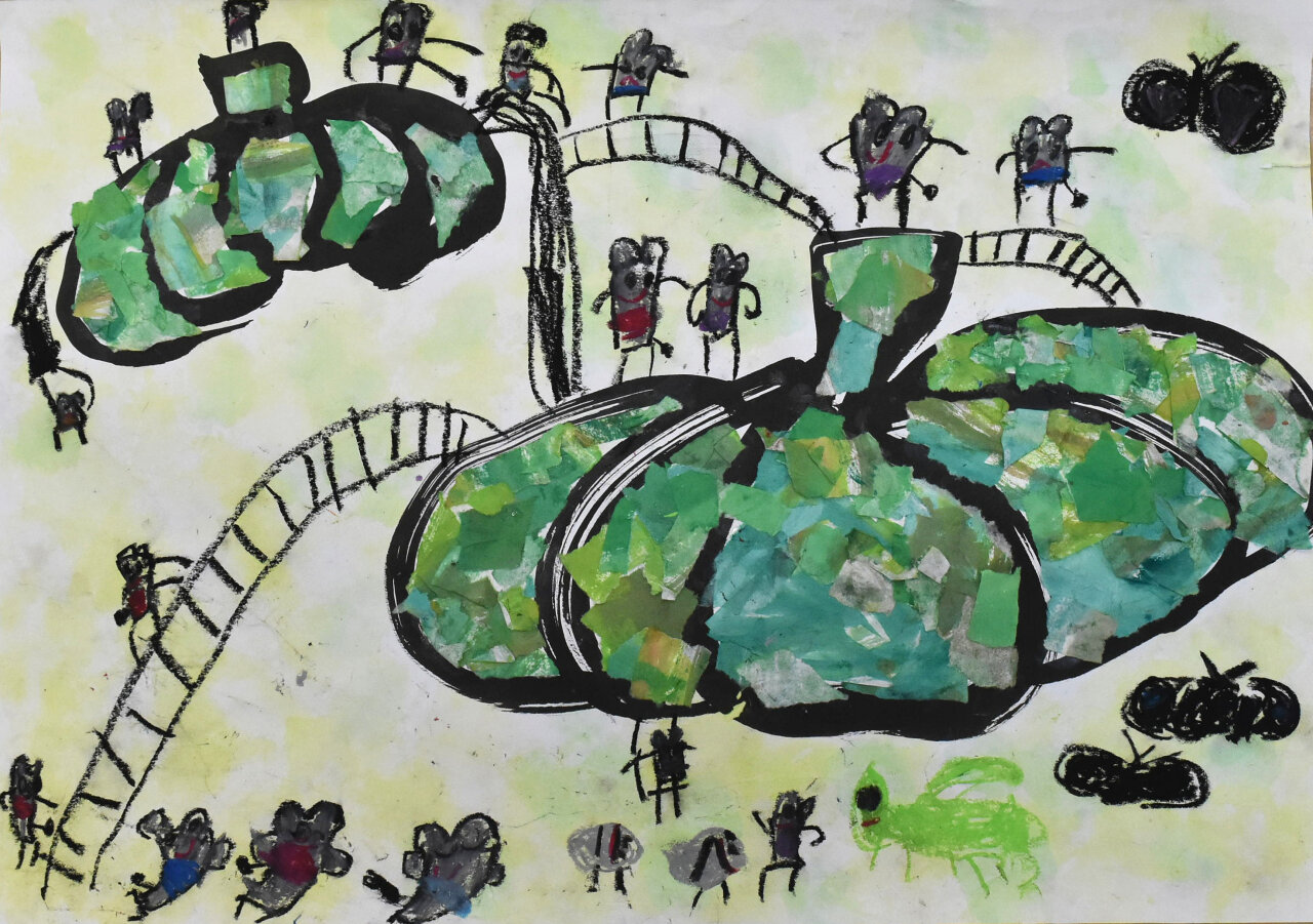 14ひきのねずみとかぼちゃ｜天神崎子どもふるさと絵画展｜紀伊民報AGARA